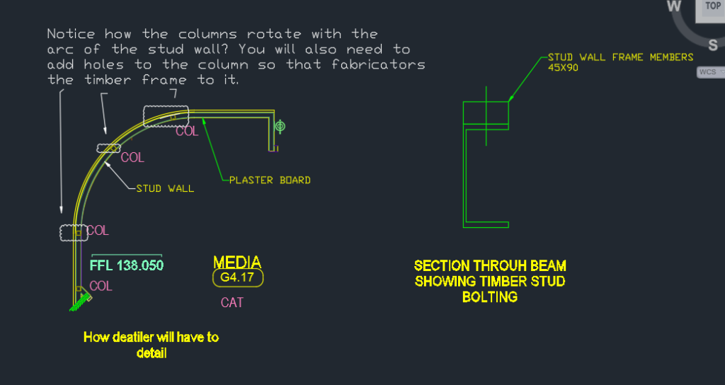 Modelling Stud Walls (Steel Detailing Tips) - Tek1