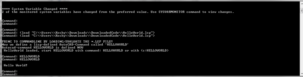 How to load lisp files in AcCoreConsole (AutoCAD .net) - Tek1