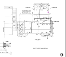 Structural input drawing - problem 1 - Tek1