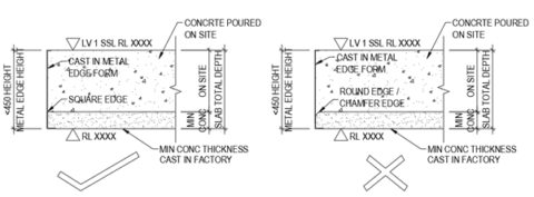 Metal Edges in Bubbledeck Slab - Tek1