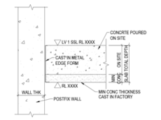 Metal Edges in Bubbledeck Slab - Tek1
