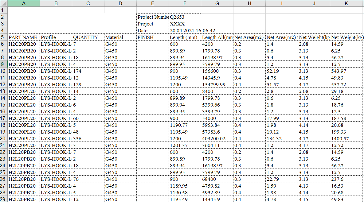 Estimation Bridging List - Steel Detailing | Precast Detailing | Estimation
