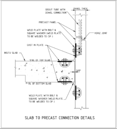 CAST-IN PLATE WITH DETAILS - Tek1