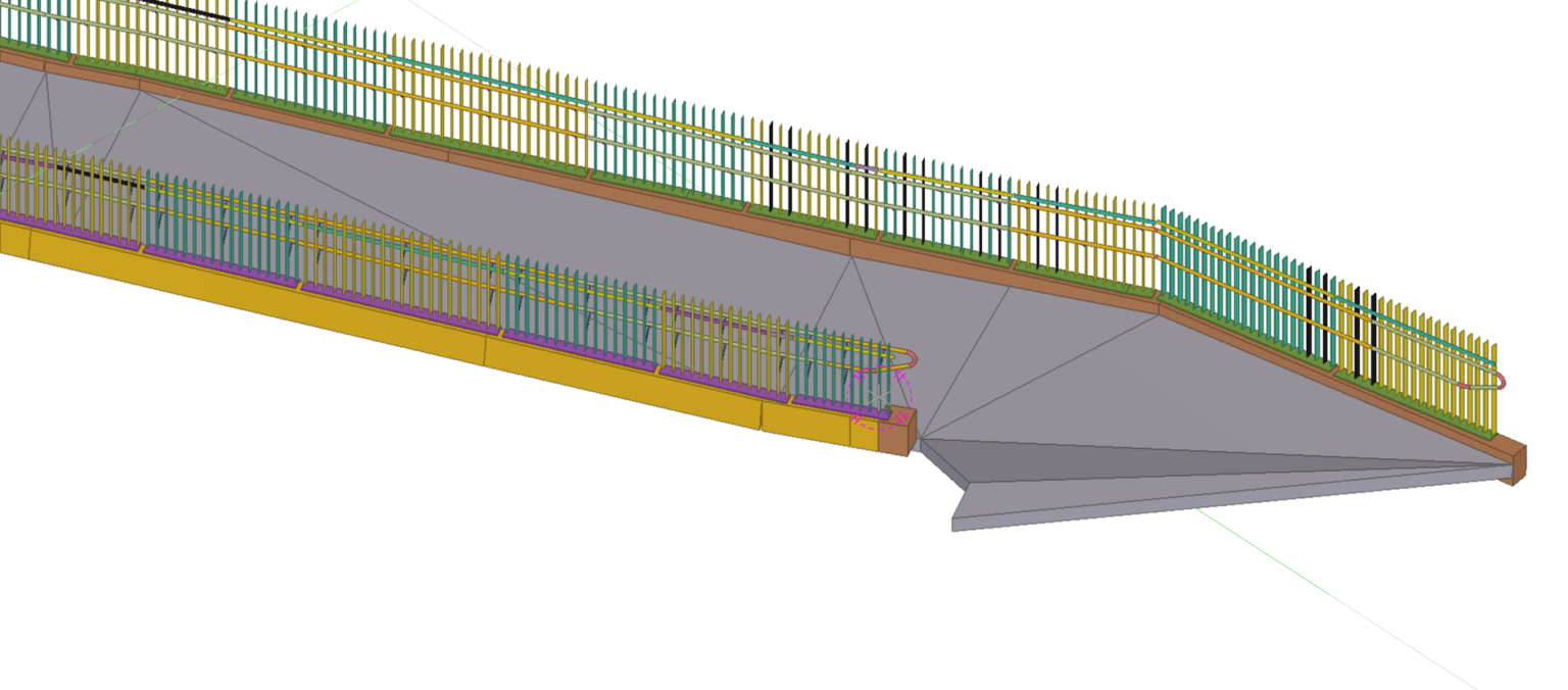 CARRUM NORTH BRIDGE - Steel Detailing | Precast Detailing | Estimation