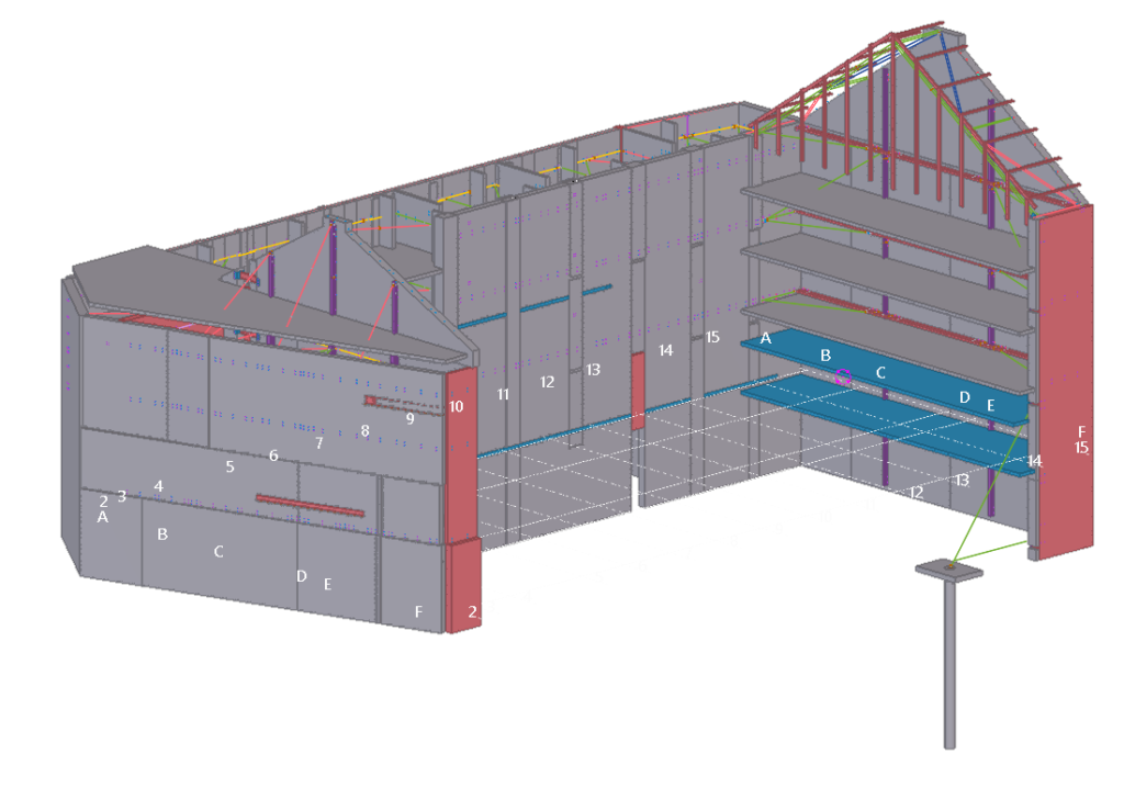 Oxford school-Paddington - Steel Detailing | Precast Detailing | Estimation