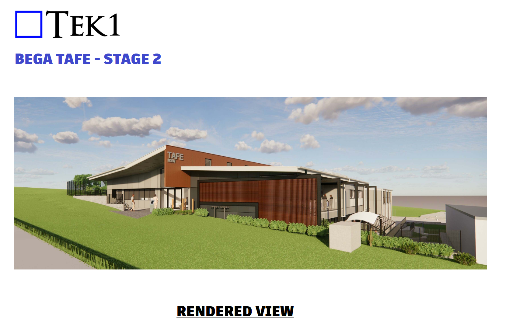 Bega Tafe - Stage 2 - Tek1