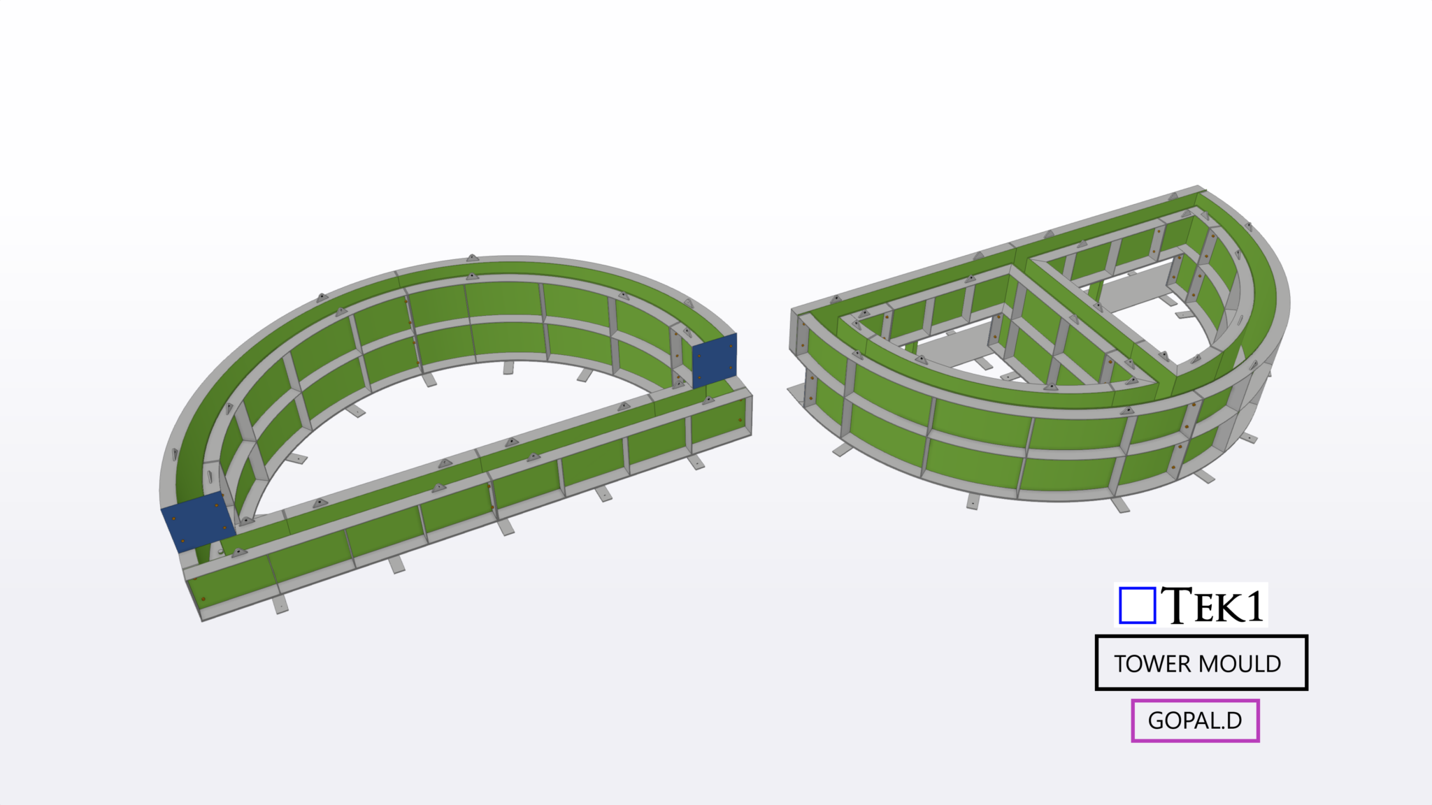 Tower Mould - Steel Detailing | Precast Detailing | Estimation