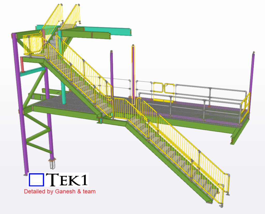 Preston tram shed - Stair & handrail - Tek1