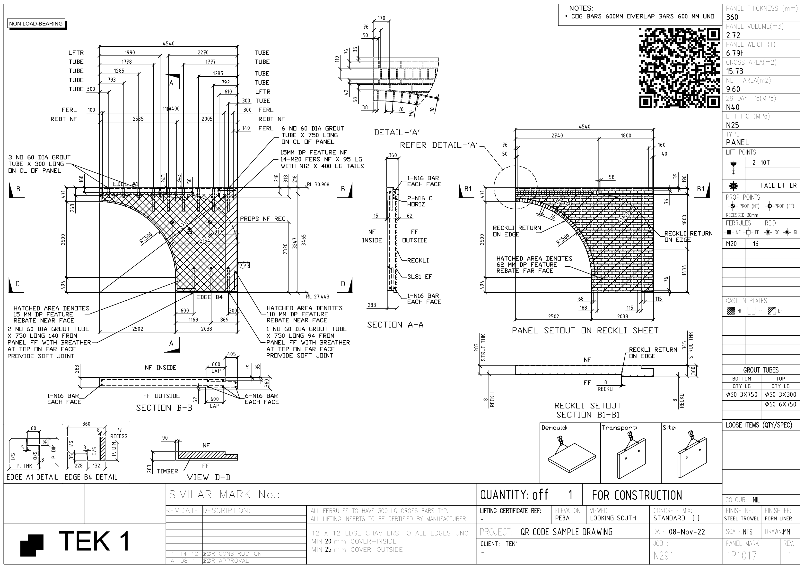 Precast Detailing – Tek1