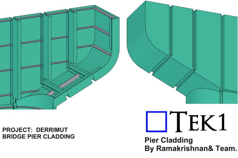 Derrimut Bridge Pier Cladding – Tek1