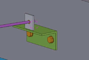 Purlin Bridging support with concrete wall - Tek1